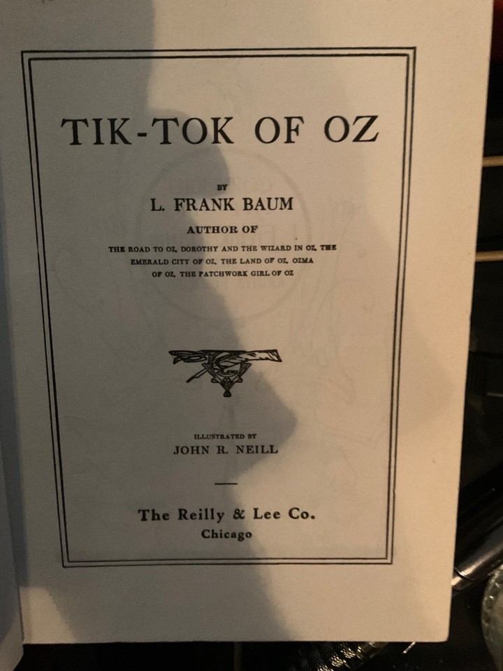 “Vintage Oz Books (1920s-30s) – L. Frank Baum – Reilly & Lee Hardcover ...