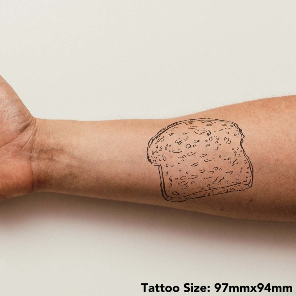 'Slice Of Bread' Temporary Tattoos / Transfers (TO00021013) | eBay
