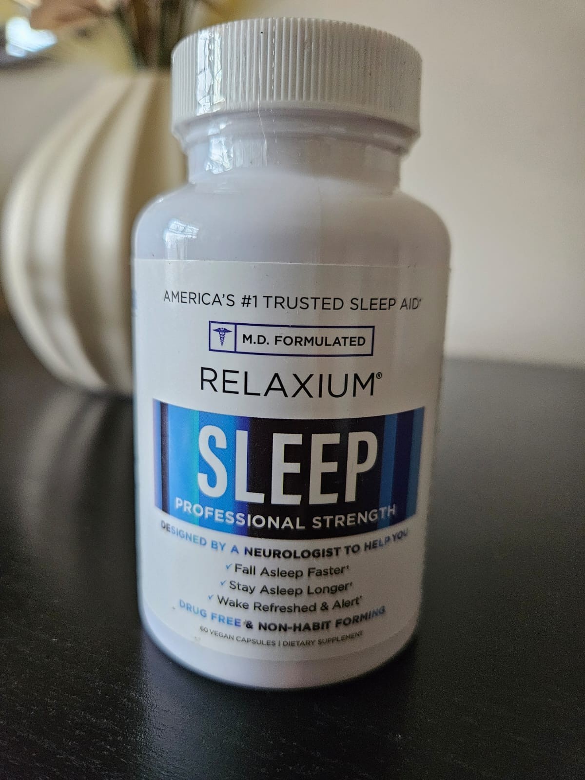 RELAXIUM SLEEP 60 Capsules - Dietary Supplement for Better Sleep - Exp ...