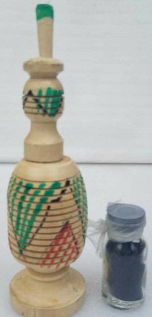 Moroccan Kohl powder Khol Black Natural Eyeliner Makeup VEGAN 6G and ...