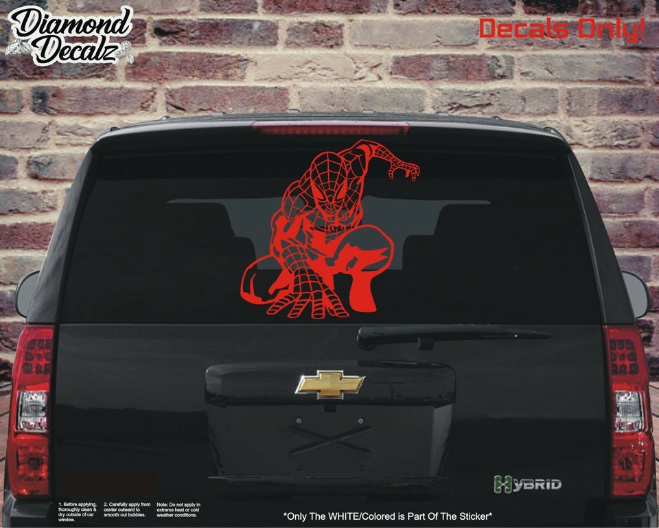 SpiderMan Spider Stance Decal Marvel Comics Vinyl Sticker Car Truck ...