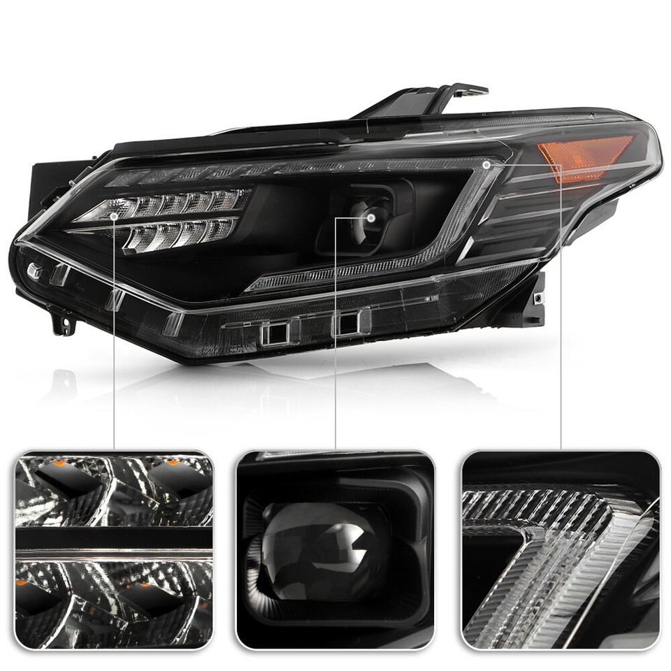 2018-2021 Chevy Traverse DRL Light Bar Projector Headlights w/LED ...