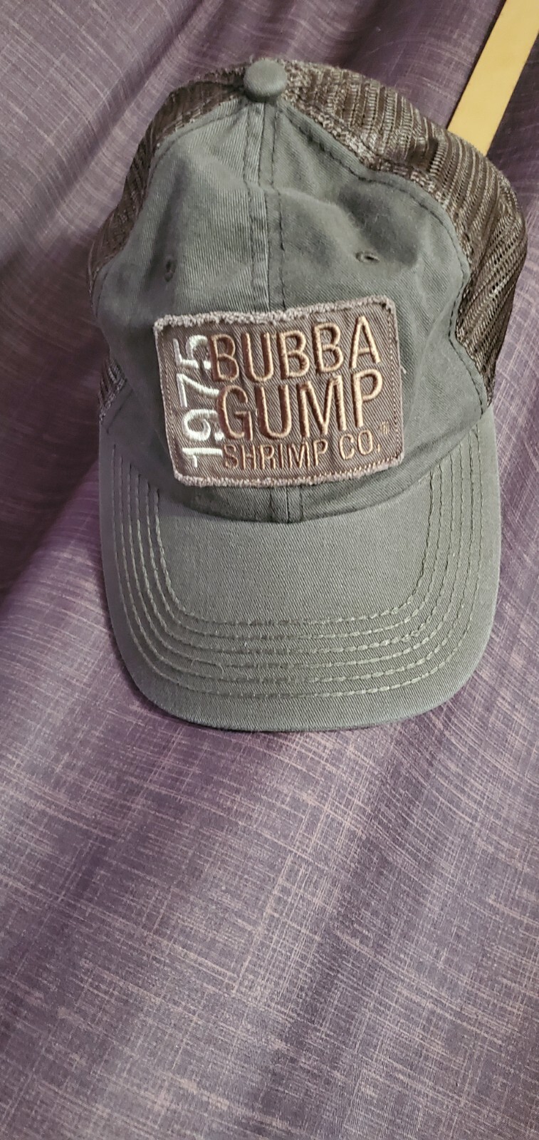 Bubba Gump Shrimp Co. Patch Logo Baseball Hat Cap Gre… - Gem