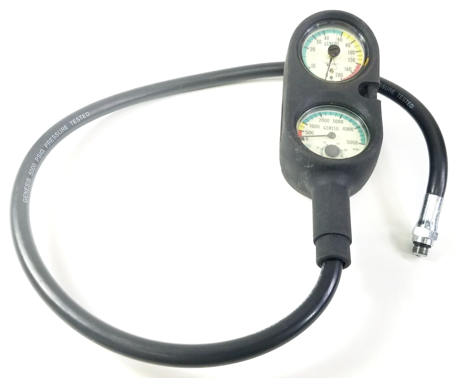 Genesis Scuba Dive Navigator 3 Gauge Complete Console SPG Depth Compass ...