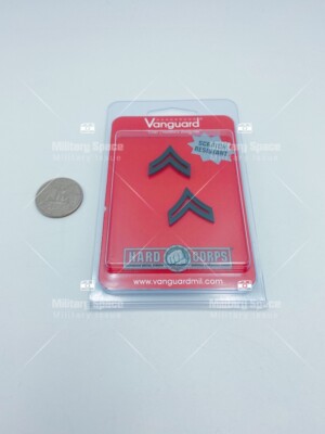 GENUINE U.S. ARMY CHEVRON: CORPORAL: CPL - BLACK METAL | eBay