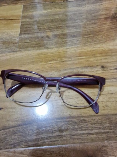Prada Eyeglasses Frames Womens Red VPR 65R UAN-101 53-16-140 | eBay UK
