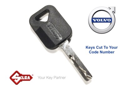 Volvo High Security 2 Track Keys Cut To Code Number-Car & Truck Keys ...
