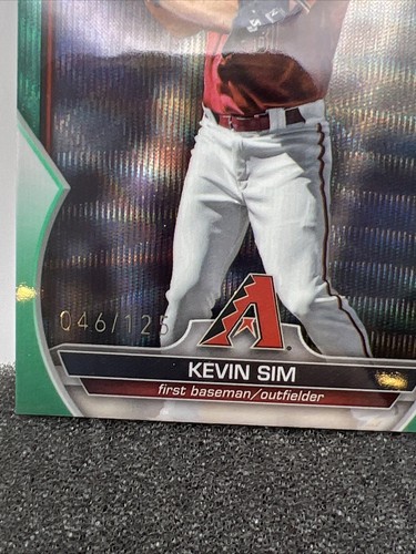2023 Bowman Draft - Chrome Refractor #BDC-16 Kevin Sim RC 46/125 | eBay
