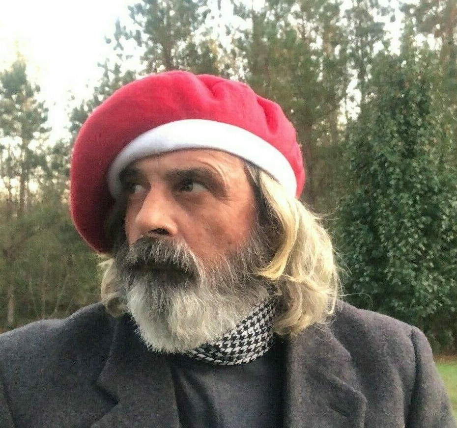 Clan Claus Fleece Christmas Santa Tam Bonnet Scottish Beret Hat Kilt ...