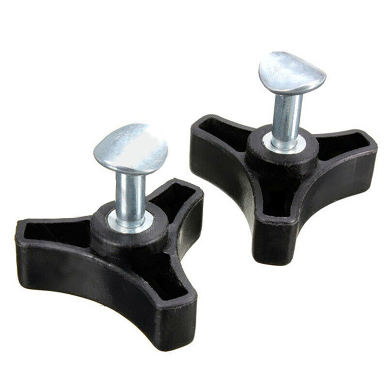 2X For Lawn Mower Machine Triangle Handle Knob Nut Screw Bolt ...