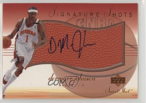 2001-02 Upper Deck Sweet Shot Signature Shots DerMarr Johnson #DJ-S ...