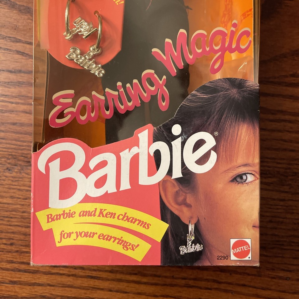 Vintage Earring Magic Ken Doll 1992 Mattel Barbie 2290 New In Box With ...