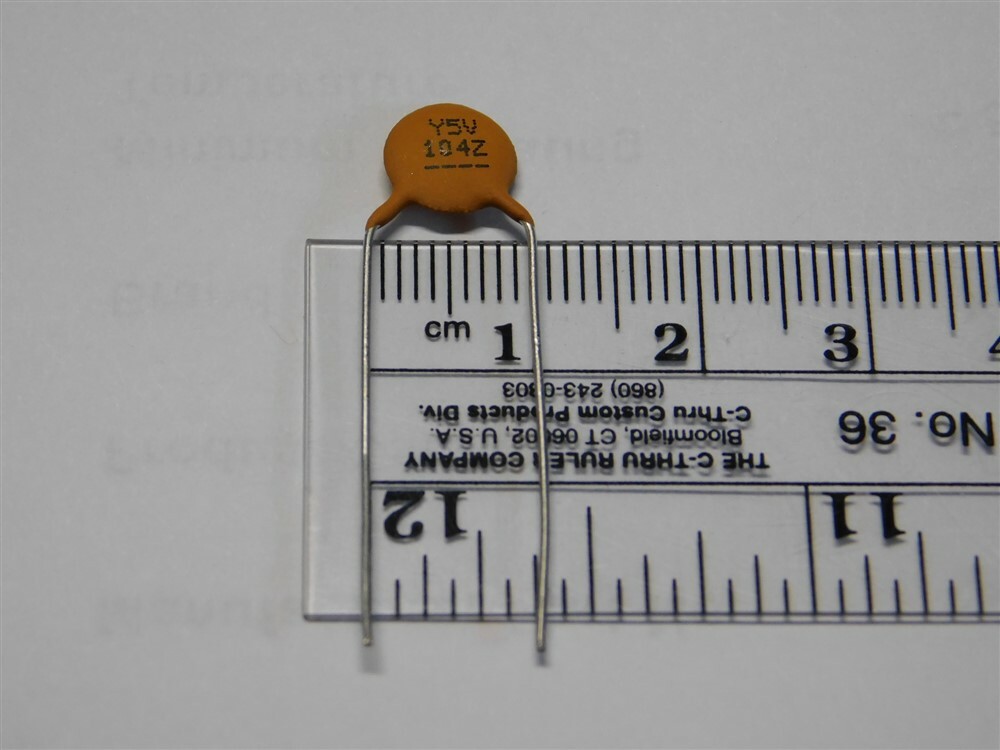 10 Xicon 140-100V9-104Z-RC .1uF 100V +80%-20% Y5V 85°C Ceramic Disc ...