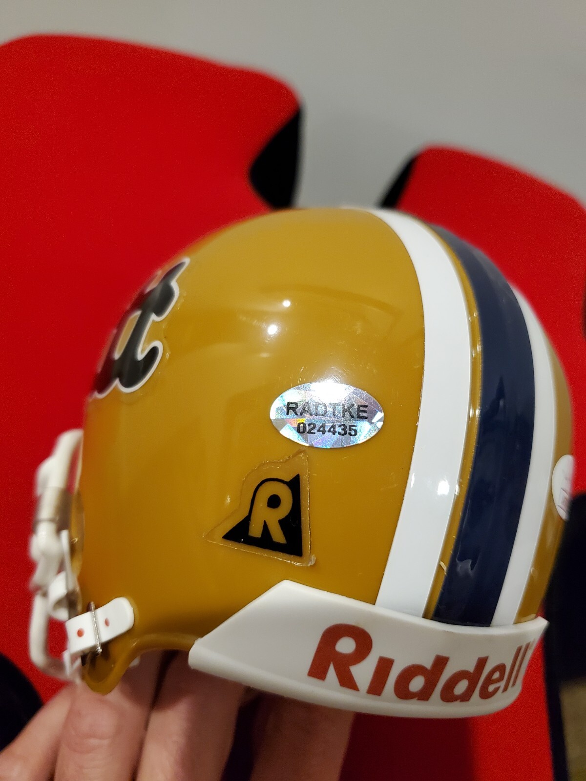 Tony Dorsett autographed PITT Pittsburgh Panthers Riddell Mini Helmet ...