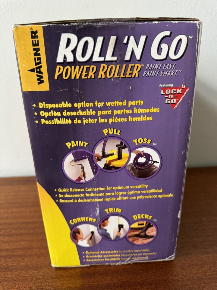 Automatic Paint Roller Wagner Power Roller Roll N Go Power Roller | eBay