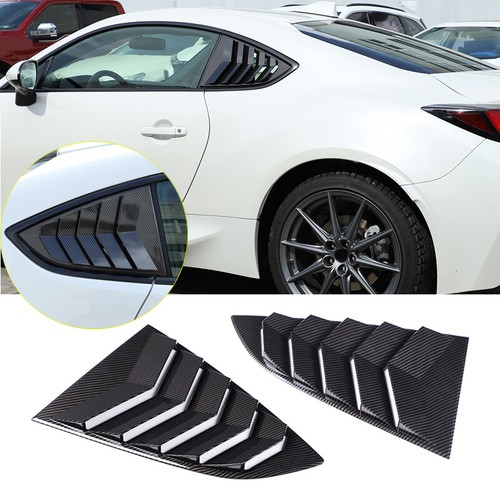Carbon Fiber Side Vent Window Scoop Louver Cover Trim For GR86/Subaru ...