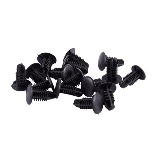 16Pcs Plastic Rivets Clip 4mm x 5mm x 15mm Black H1E6 | eBay