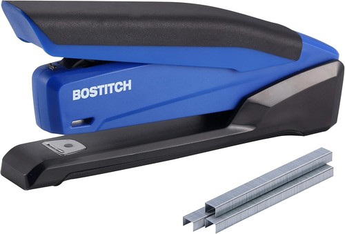 3 in 1 Stapler - One Finger, No Effort, Spring Powered Stapler, Blue ...