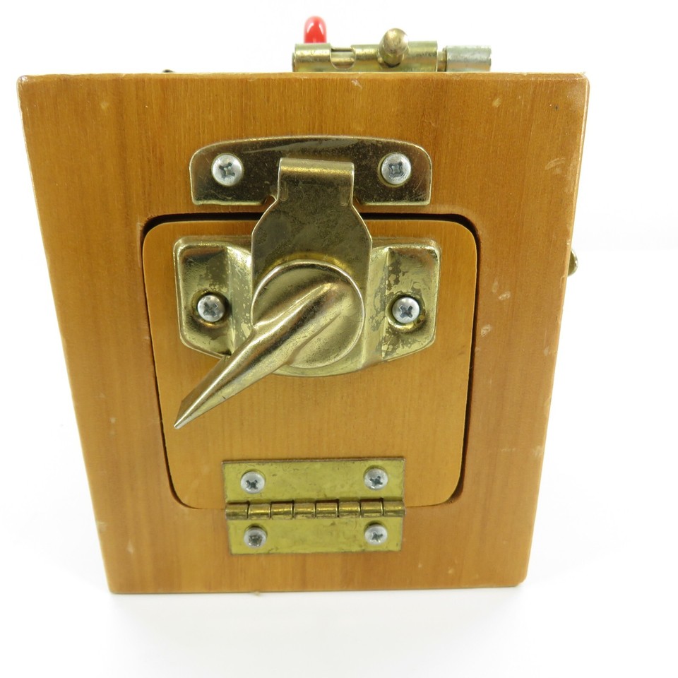 Wooden Educational Lock & Latch Box Toy Memory | eBay