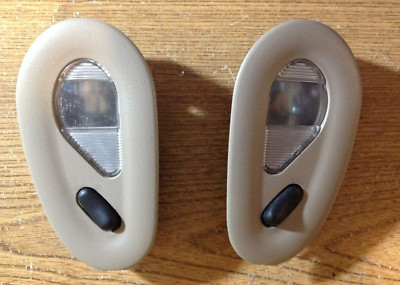 2000 2005 Ford Excursion Overhead Dome Light Tan Left & Right 1L1A ...