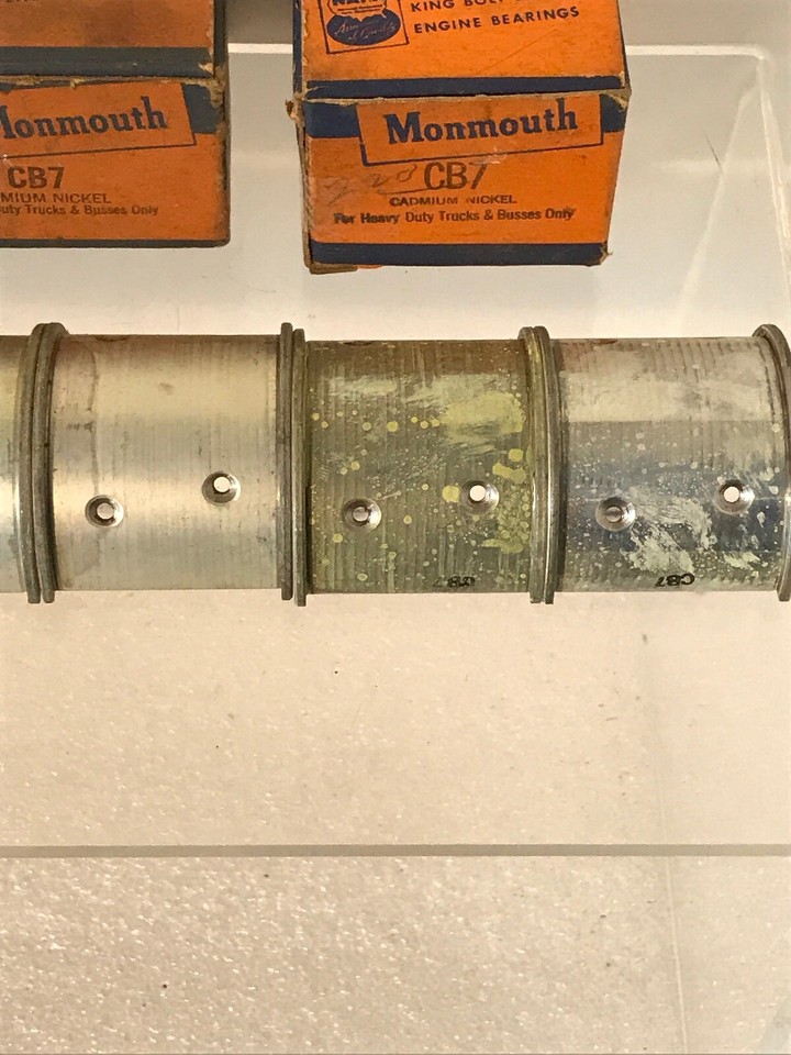 Monmouth 32-38 Ford Flathead V8 CB7 Flanged Connecting Rod Bearings ...