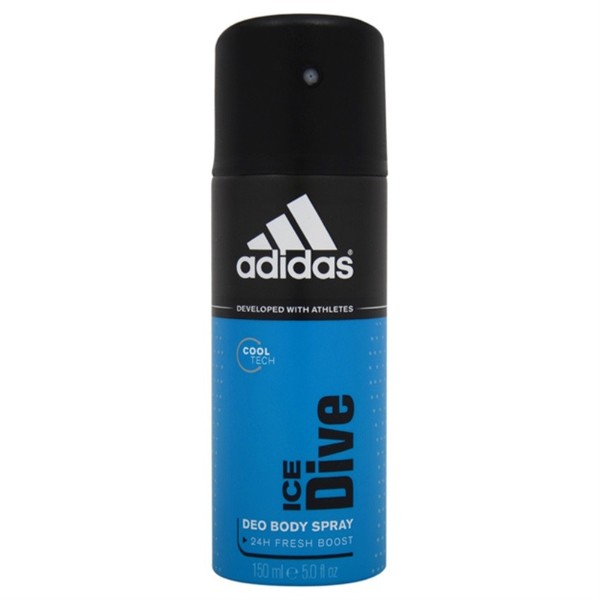 3 adidas Men Deodorant Ice Dive 48h Deo Body Spray 5 Oz EA for sale ...