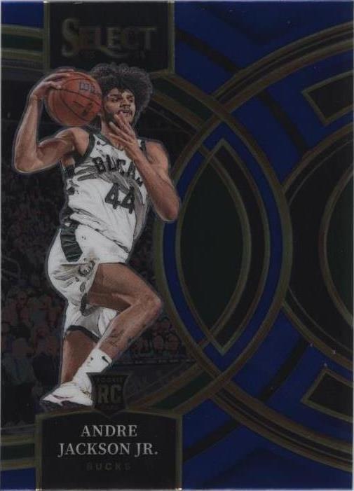 2023-24 Panini Select - Premier Level Andre Jackson #134 Blue (RC) for ...