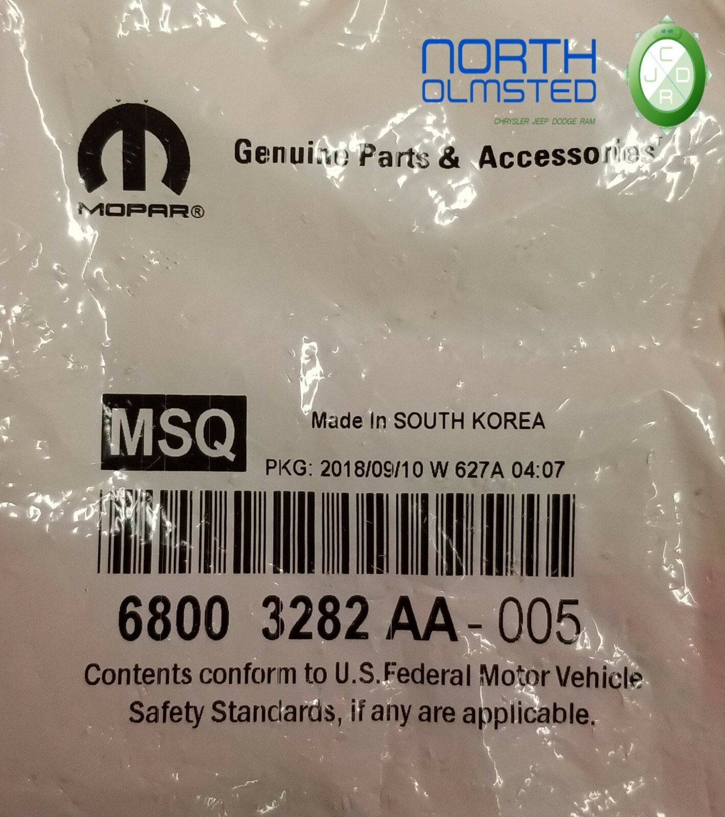 2007-2018 Nitro Liberty Wrangler ONE Front Wheel Hub Stud Mopar ...