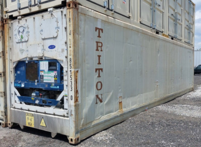 40ft Refrigerated High Cube Reefer Container 2010 Carrier Thinline ...