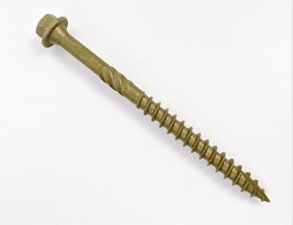 HEX HEAD LANDSCAPE SCREWS SLEEPER DECKING FIXING TIMBERFIX TIMBERLOK IN ...