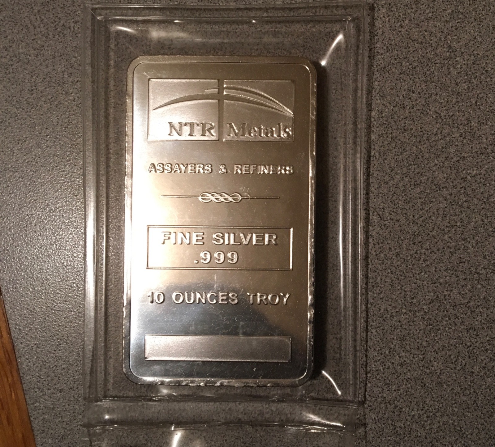 10 oz Silver Bar - NTR Metals - Sealed, .999 Fine Silver Bar | eBay