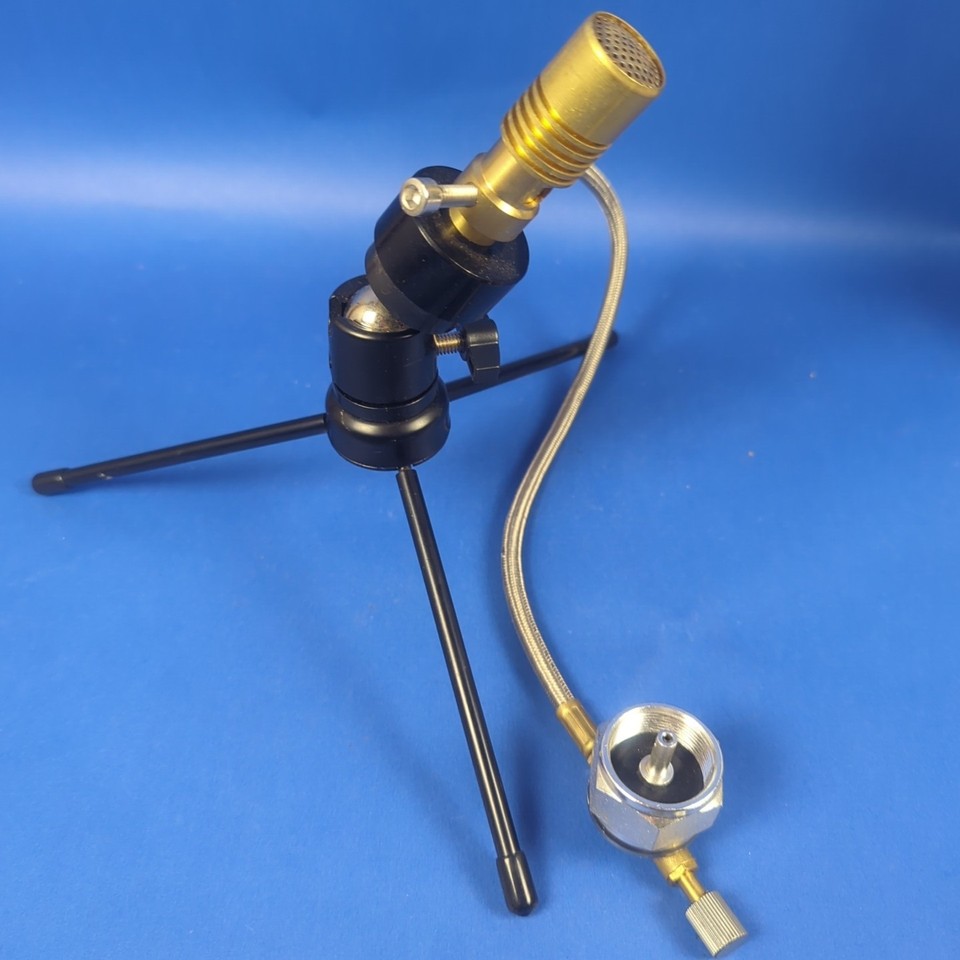 Tilting Mini Propane Bunsen Burner w/ tripod stand--fit standard ...