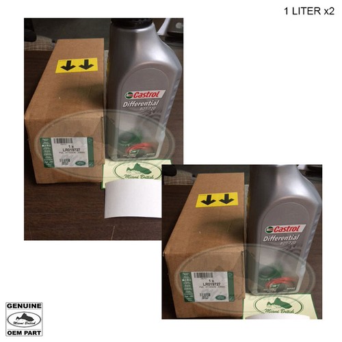 LAND ROVER REAR DIFFERENTIAL AXLE OIL FLUIDx2 RANGE LR4 RRS EVOQUE ...
