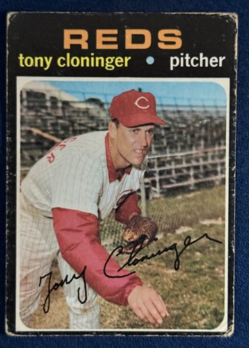 1971 TOPPS #218 TONY CLONINGER (CINCINNATI REDS) BASEBALL CARD | eBay