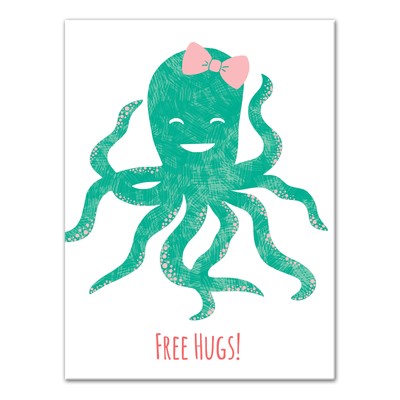 Creative Products Free Hugs Octopus 12 x 16 Canvas Wall Art | eBay