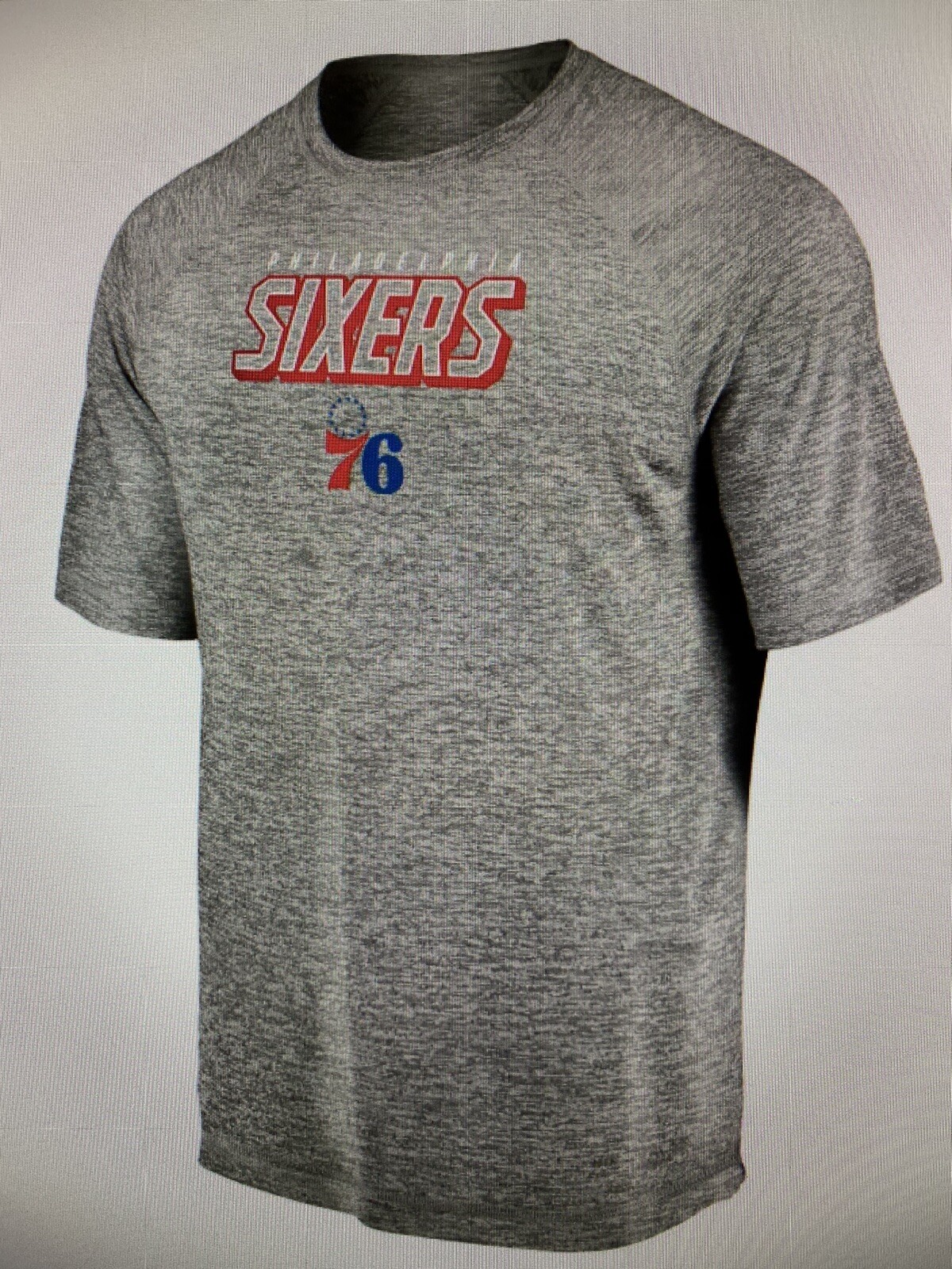Philadelphia 76ers NBA Men's Athleisure Tactical Striated T-Shirt Size ...