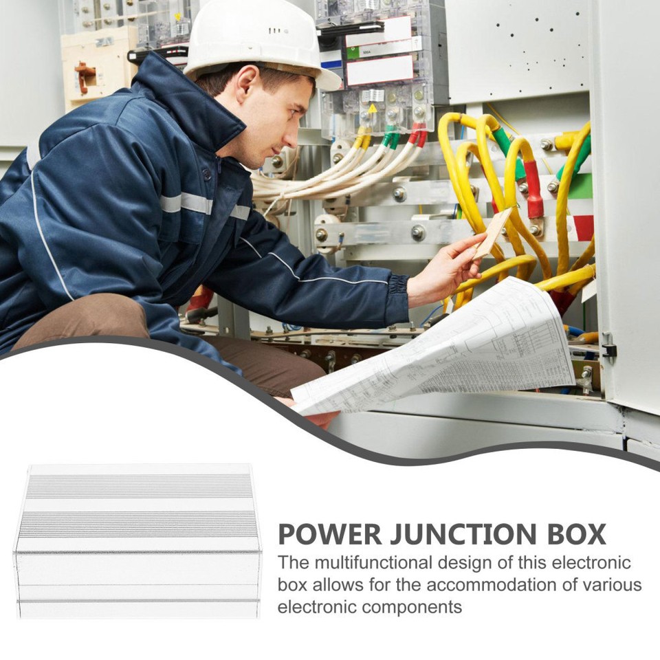 Electronic Enclosure Box Aluminum Electronic Project Case Junction Case ...