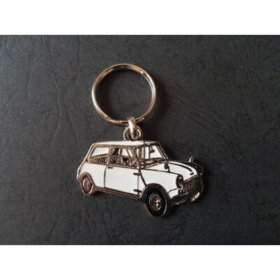 Austin Morris Cooper 850 Mini Profile Keychain (White) | eBay