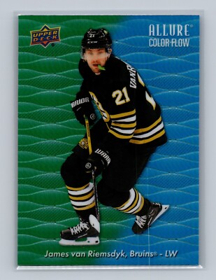 2023-24 Upper Deck Allure - Color Flow James van Riemsdyk #CF-12 Green ...