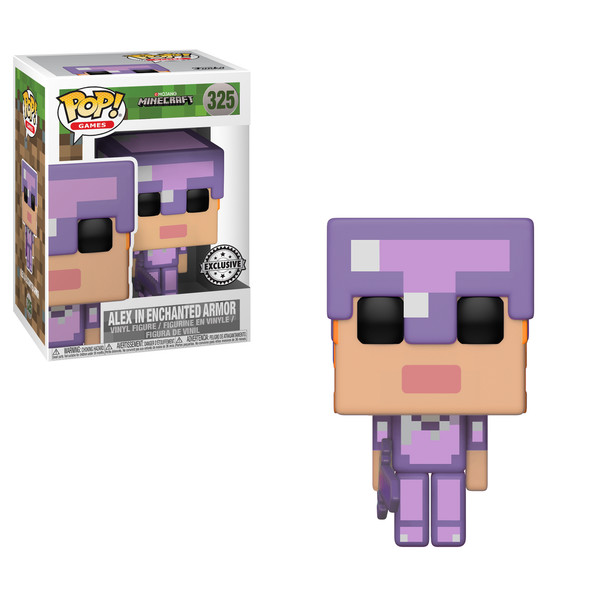 Funko Pop! Vinyl: Minecraft - Alex (w/ Enchanted Armor) - Walmart ...