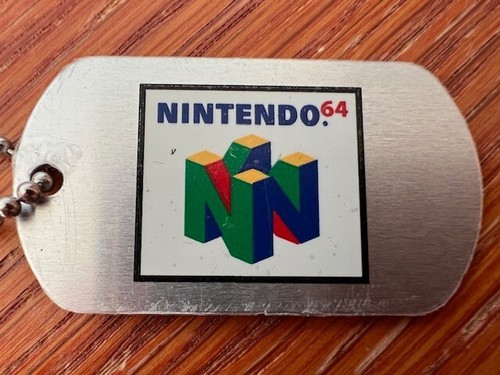 1996 Original Nintendo 64 Promotional Dog Tag Limited Edition Promo | eBay