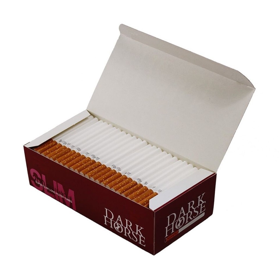 Dark Horse Super SLIM Long Filter Empty Cigarette Tubes 500 | eBay