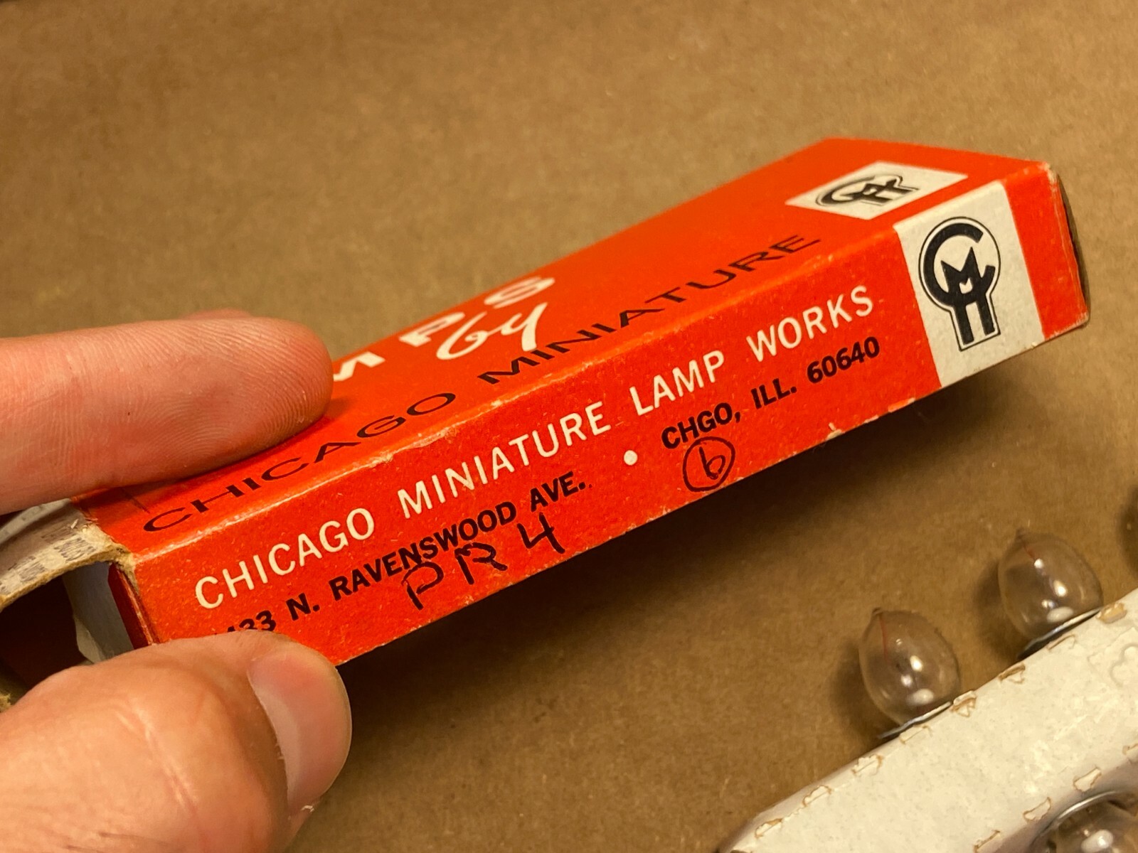Box of 6 NOS Vintage PR4 Light Bulbs Chicago Miniature NIB Lamps | eBay