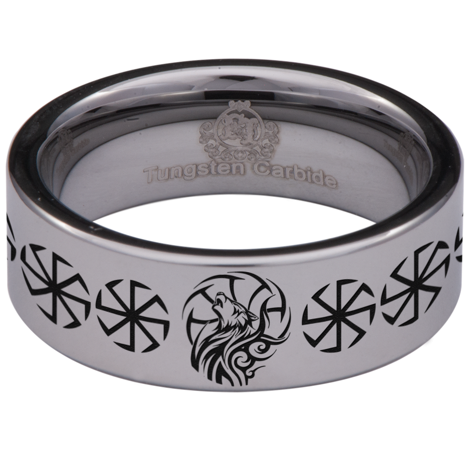 Wolf Kolovrat Tungsten Carbide Ring | eBay