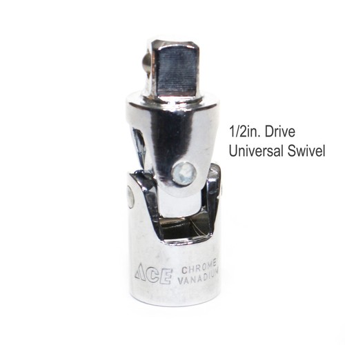 ACE Hardware 1/2" Drive Universal Swivel Socket Chrome | eBay