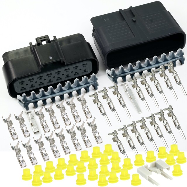 12-16 GA Aptiv/Delphi GT-280 Series 25 Amps Sealed Connector Set Wire ...