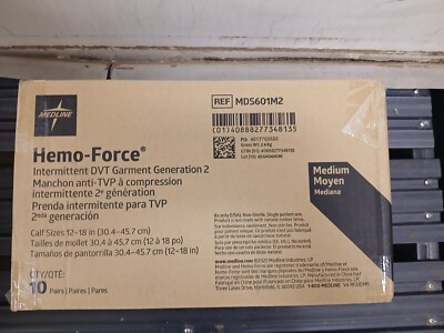 Medline Hemoforce DVT Sleeve M Case of 10 | eBay