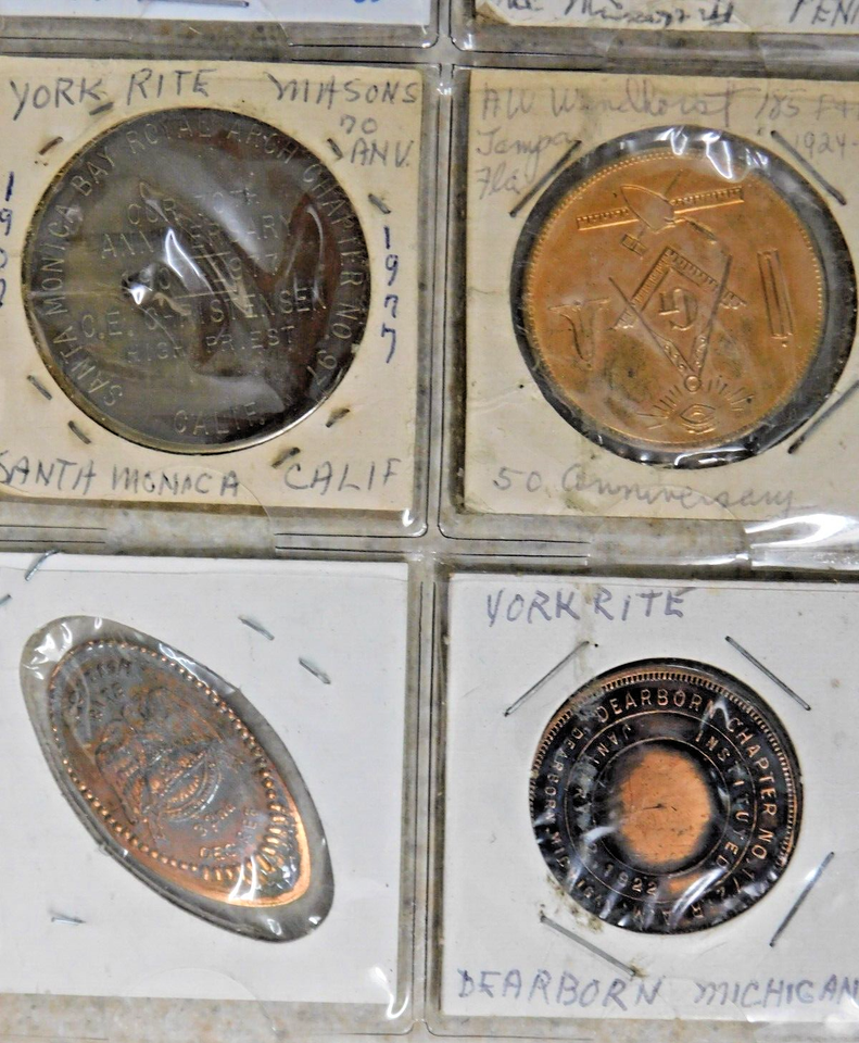Lot of 16 Masonic, York Rite, Scottish Rite Coins and Tokens #3 | eBay