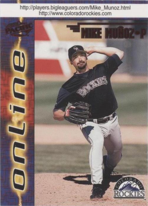 1998 Pacific Online - Mike Munoz #254 Red for sale online | eBay
