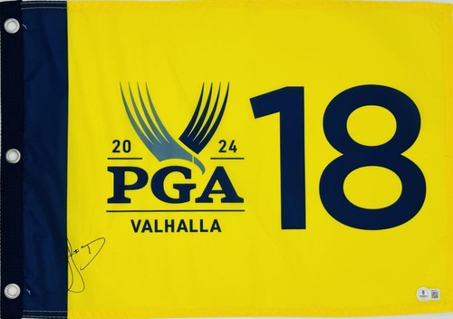 CAM CAMERON SMITH SIGNED 2024 PGA CHAMPIONSHIP GOLF FLAG AUTOGRAPH ...